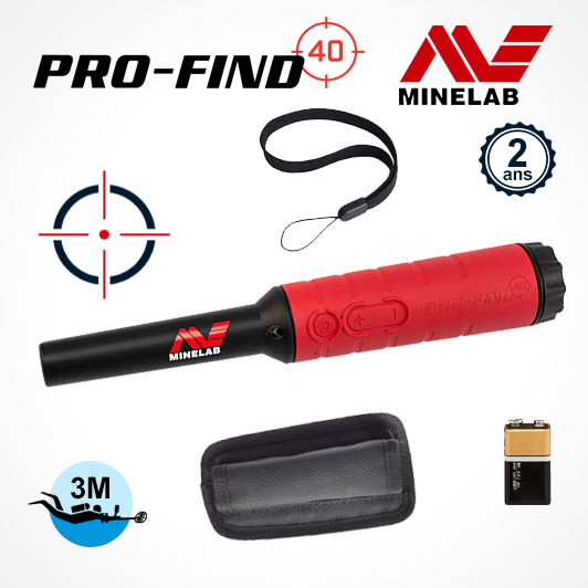 Manticore Minelab avec Pointer Pro-Find 40