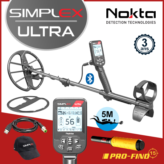 Nokta Simplex Ultra : le détecteur le plus complet de la gamme